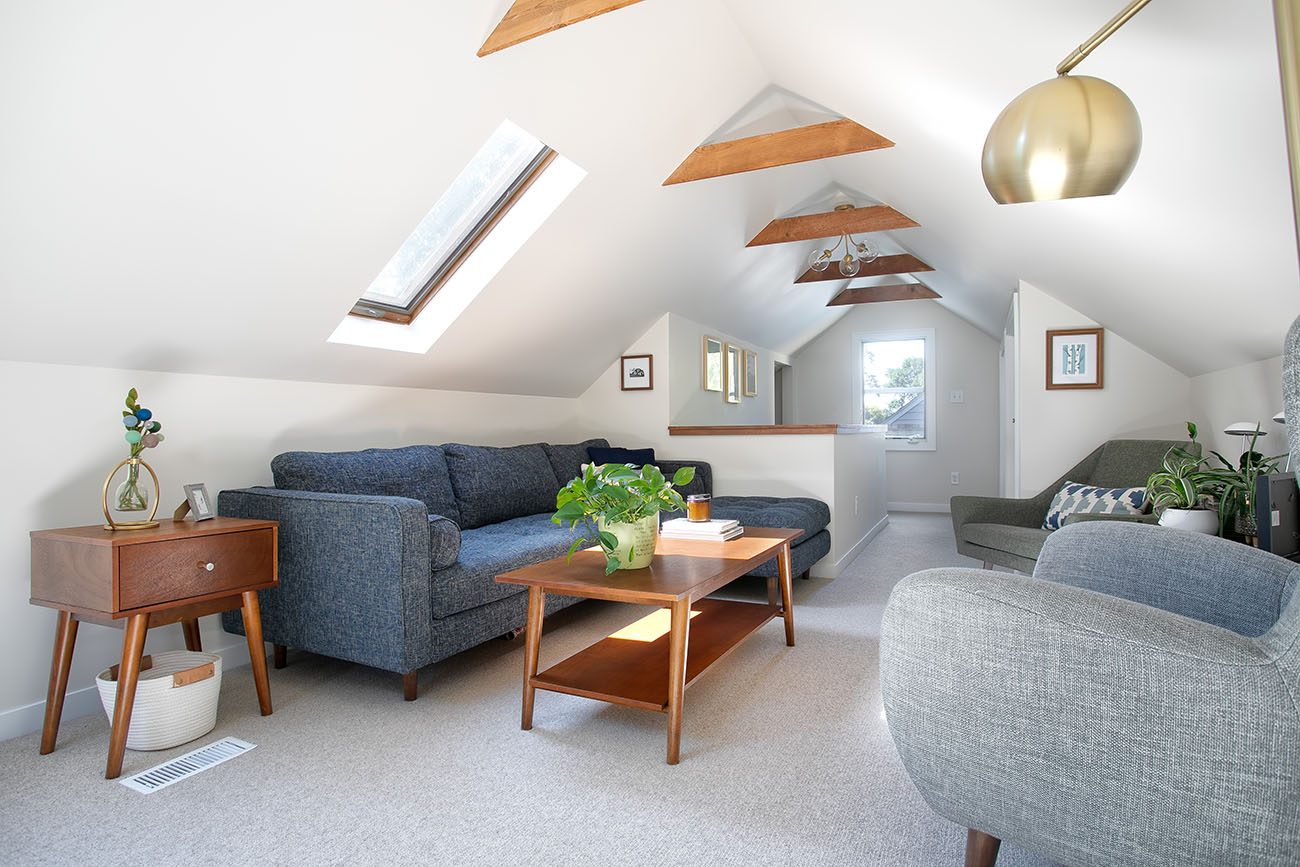 Arden Hills Mid-Century Modern Attic - Sawhorse Designers & Builders